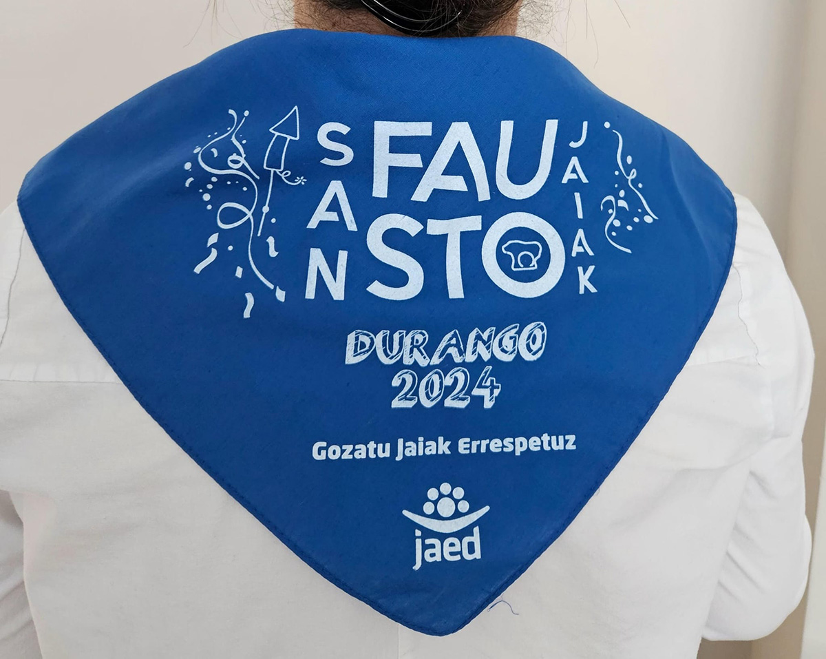 Los pañuelos de fiestas de la JAED - durangon.com